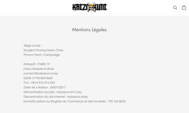 Kaizokuni.shop | 15 signalements | 64 commentaires